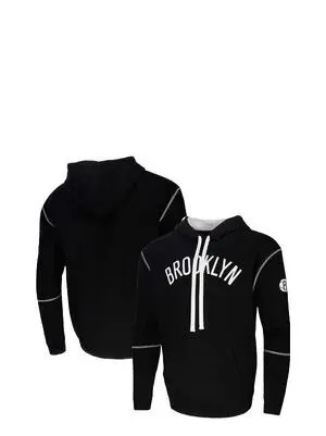 STADIUM ESSENTIALS Brooklyn Nets Monument Pullover Hoodie - Black