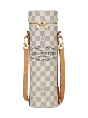 LOUIS VUITTON Louis Vuitton Damier Azur Porte-Bouteille Multi