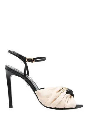 Roberto Cavalli Knot-detail Stiletto Heels - Neutrals