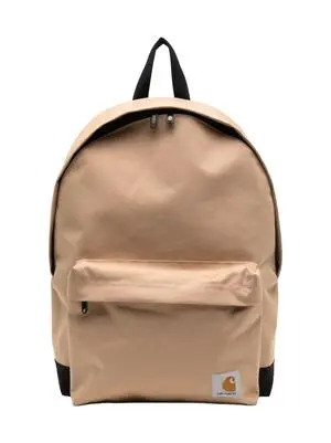 Carhartt Work In Progress Logo-patch Zip-fastening Backpack - Brown