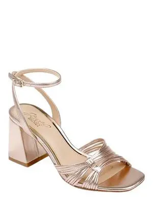 Badgley Mischka Michelle Ankle Strap Sandal - Rose Gold