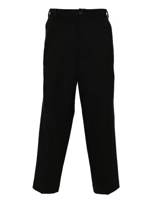 WHITE MOUNTAINEERING Cotton Tapered Trousers - Black