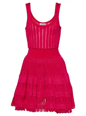 Alaïa Crinoline Mini Dress - Pink