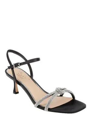 Badgley Mischka Maci Sandal - Black Satin