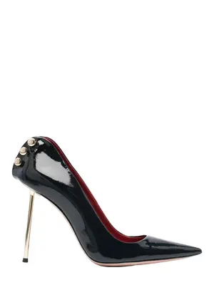 HARDOT Supreme Metallic-heel Pumps - Black