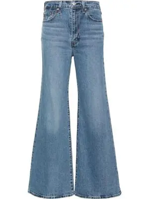 LEVI'S Ribcage Bell High-waisted Jeans - Blue