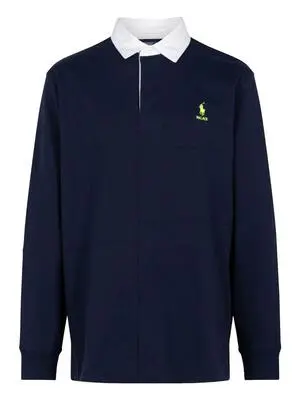 PALACE X Polo Ralph Lauren Pieced Rugby Shirt - Blue