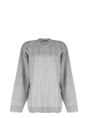 GROUND ZERO Graphic-print Jumper - Grey