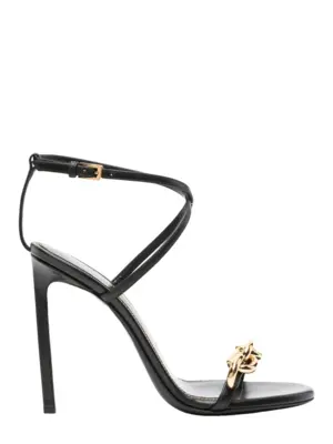 TOM FORD TOM FORD Chain 105mm Leather Sandals