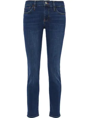 FRAME Le Garcon Mid-rise Straight Jeans - Blue