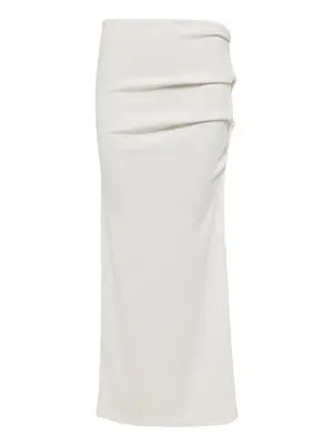 Christopher Esber Cutout Jersey Maxi Skirt - White