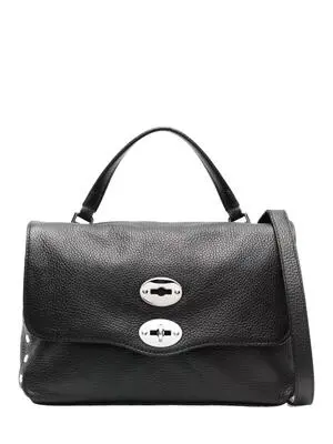ZANELLATO Small Postina Leather Tote Bag - Black