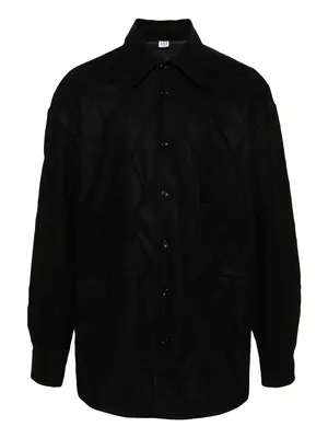 WINNIE N.Y.C Quilted Shirt - Black