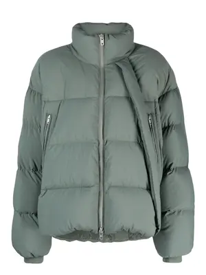 Y3 X Asymmetric Puffer Jacket - Green