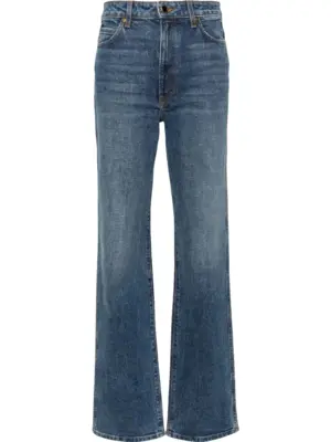 Khaite-KHAITE The Danielle High-Rise Slim Jeans