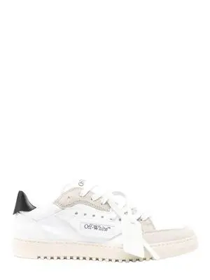 Off-White 5.0 Leather Sneakers - White