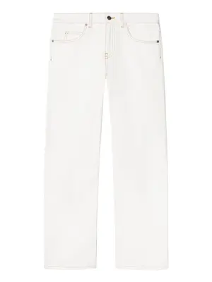 Off-White Straight-leg Jeans - White