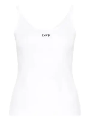 Off-White Stamp Tank Top - White