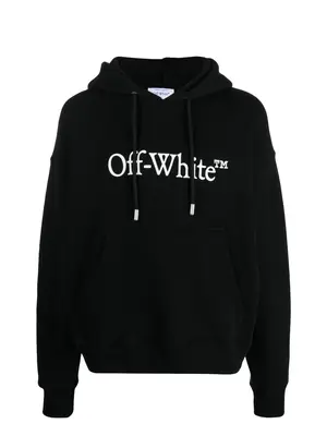 Off-White Skate Cotton Hoodie - Black