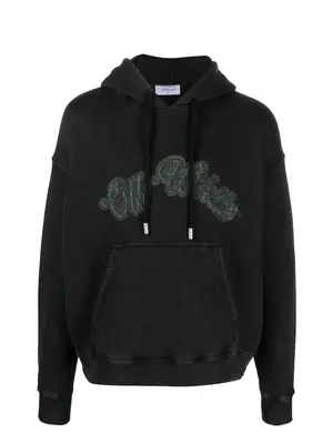 Off-White Bacchus Skate Graphic Hoodie - Black