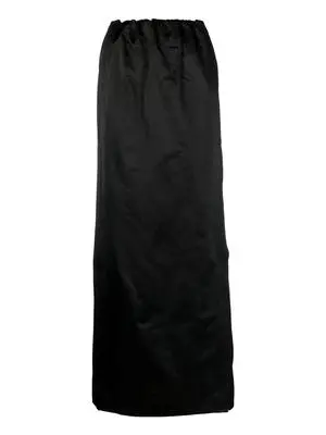 SA SU PHI Gilda Duchesse Maxi Skirt - Black
