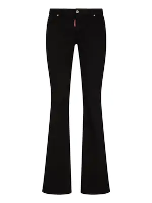 Dsquared2 Twiggy Flared Jeans - Black