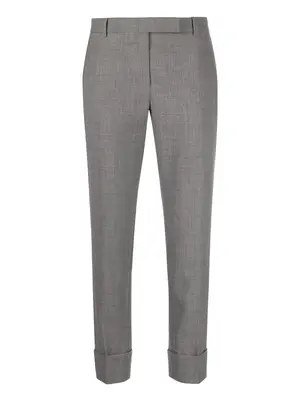 Thom Browne Cropped Tailored Trousers - Grey