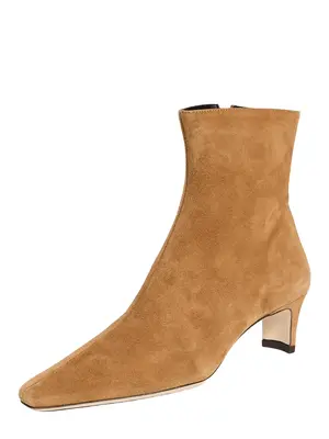 Staud Wally Ankle Boots - Tan