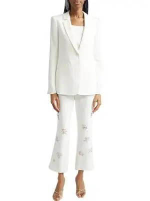 Cinq À Sept Karlie One-button Blazer - Ivory