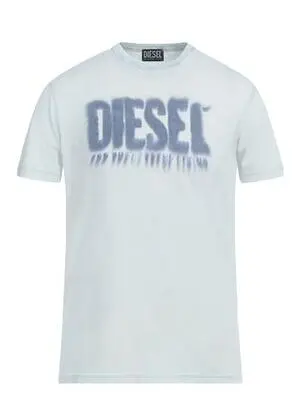 DIESEL T-diegor-e6 T-shirt Sky Size Cotton - Blue