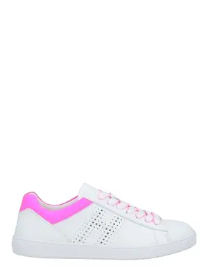 Hogan Soft Leather Low-top Sneakers - White