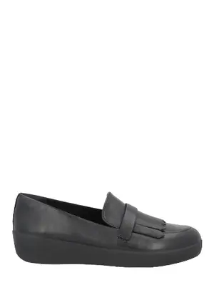 Fitflop Leather Loafers - Black