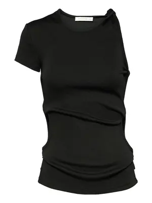 Christopher Esber Asymmetric Cutout Top - Black
