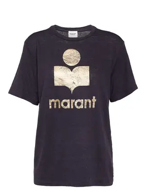 MARANT ETOILE Marant Etoile Zewel Logo T-Shirt Blue