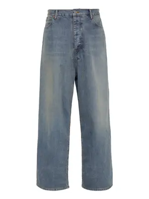 Balenciaga Wide-leg Jeans - Blue