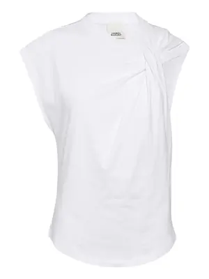 Isabel Marant Nayda Cotton Jersey T-shirt - White