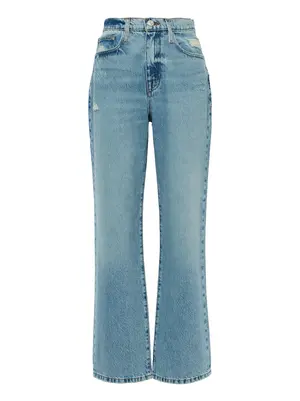 FRAME Le Jane Ankle Straight Jeans - Blue