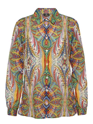 Etro Printed Cotton Shirt - Multicoloured