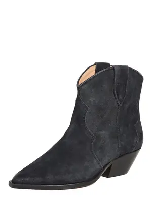 Isabel Marant Dewina Booties - Faded Black