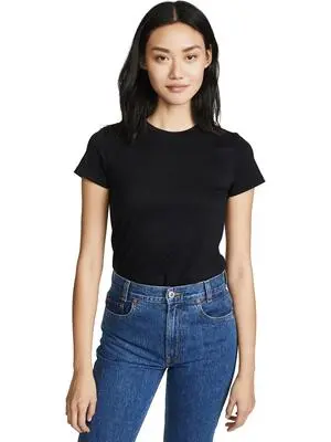 Vince Essential Crew Tee - Black