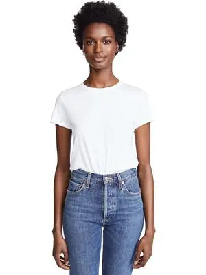 Vince Essential Crew Tee - Optic White