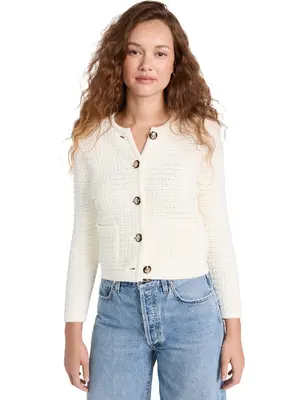 Ba&sh Gaspard Cardigan - Ecru