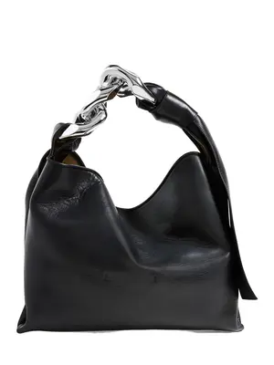 JW Anderson Small Chain Hobo Bag - Black