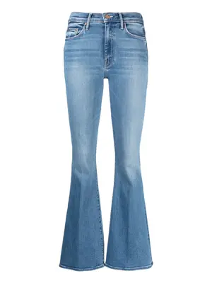 MOTHER The Weekender Flared Jeans - Blue