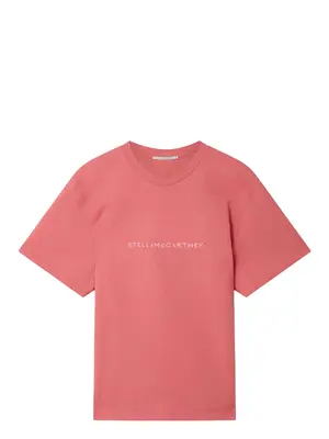 Stella McCartney Iconics Logo-print T-shirt - Pink