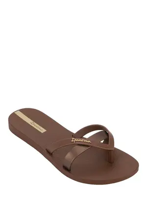 Ipanema Ipanema Kirei Silk Flip Flop Brown/bronze