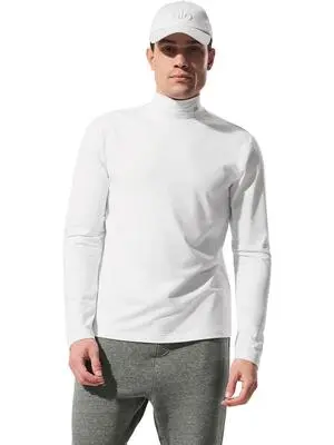 Alo Yoga Conquer Reform Long Sleeve Top - White