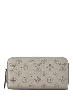 LOUIS VUITTON Monogram Mahina Zippy Wallet - Silver