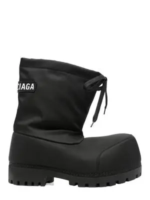 Balenciaga Alaska Low Padded Boots - Black