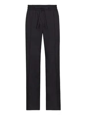 Dolce & Gabbana Drawstring-waist Wide-leg Trousers - Blue